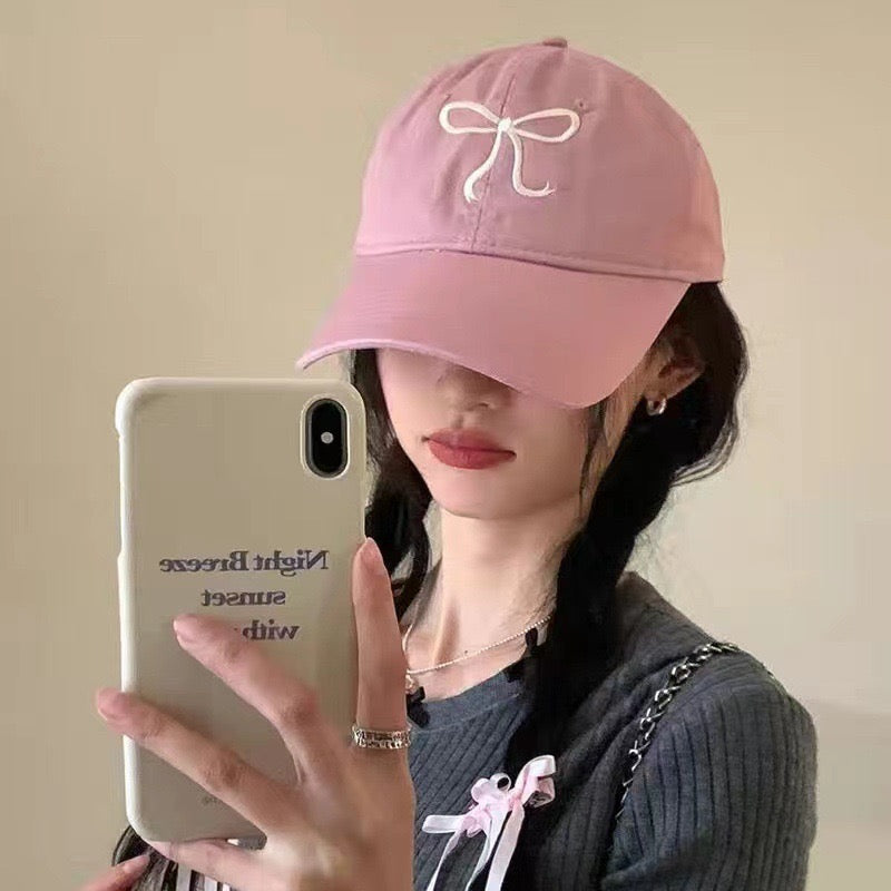 🧢🎀Pookie Bow Cap: Pink🎀🧢 – 4 O'clock