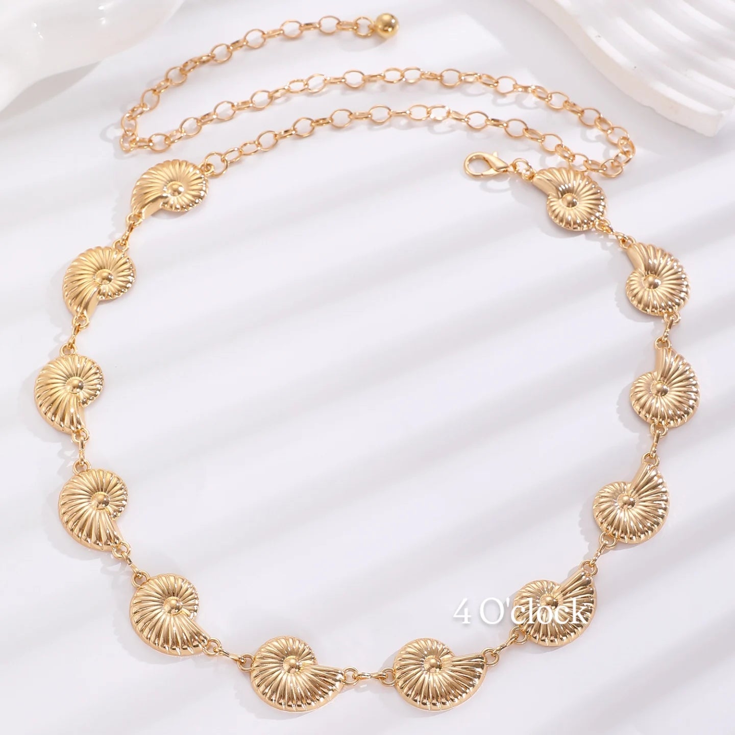 WC29: Pinteresty Waist Chains: Spiral Shell – 4 O'clock